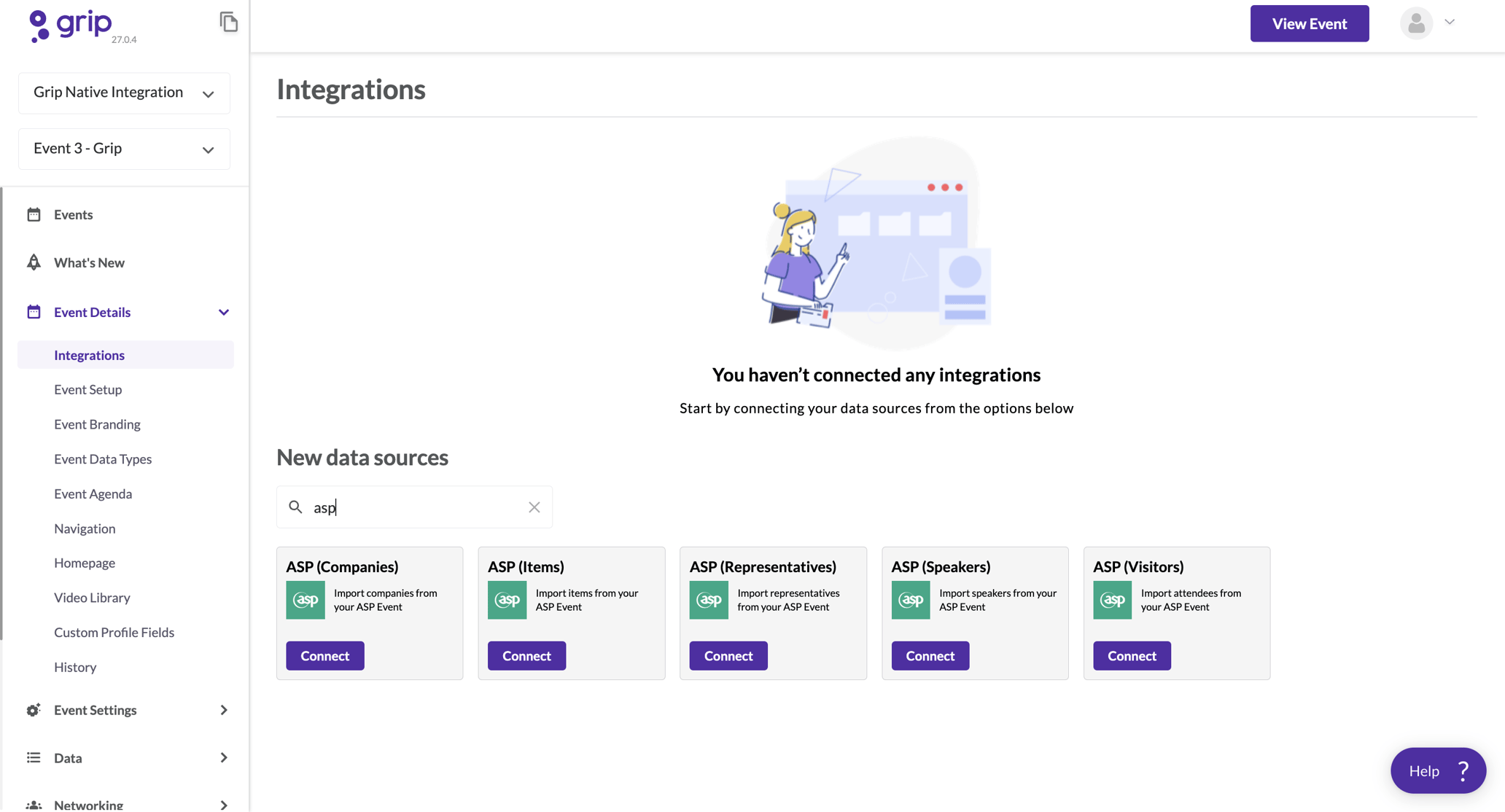 Integrations with ASP